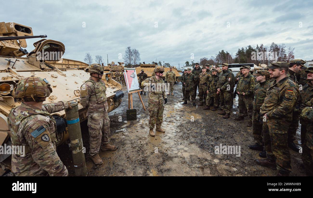 German soldiers assigned to Unteroffizierschule des Heeres toured the ...