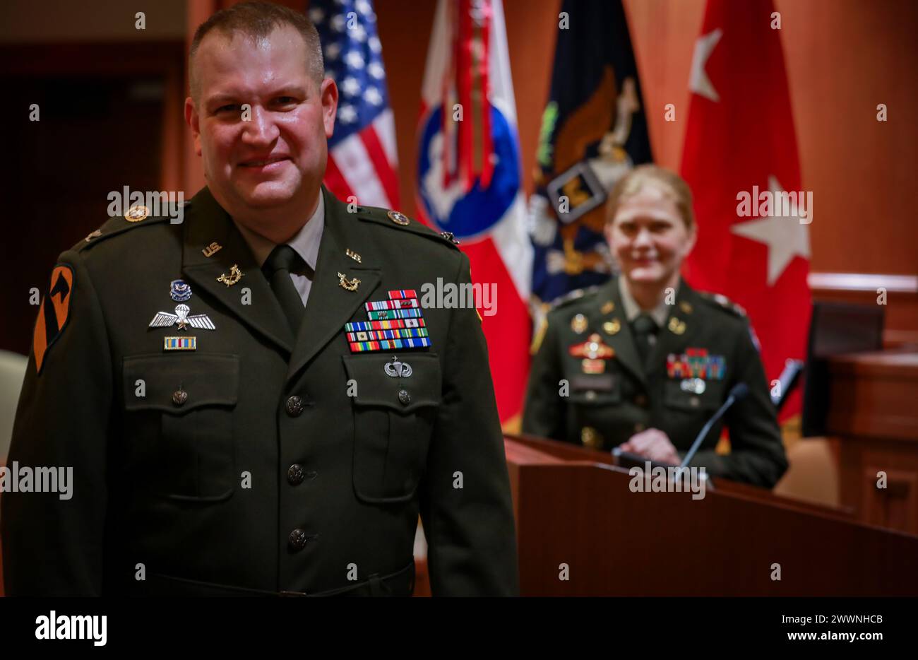 Col. Joseph Venghaus, Trial Judge, 5th Judicial Circuit, poses for a ...