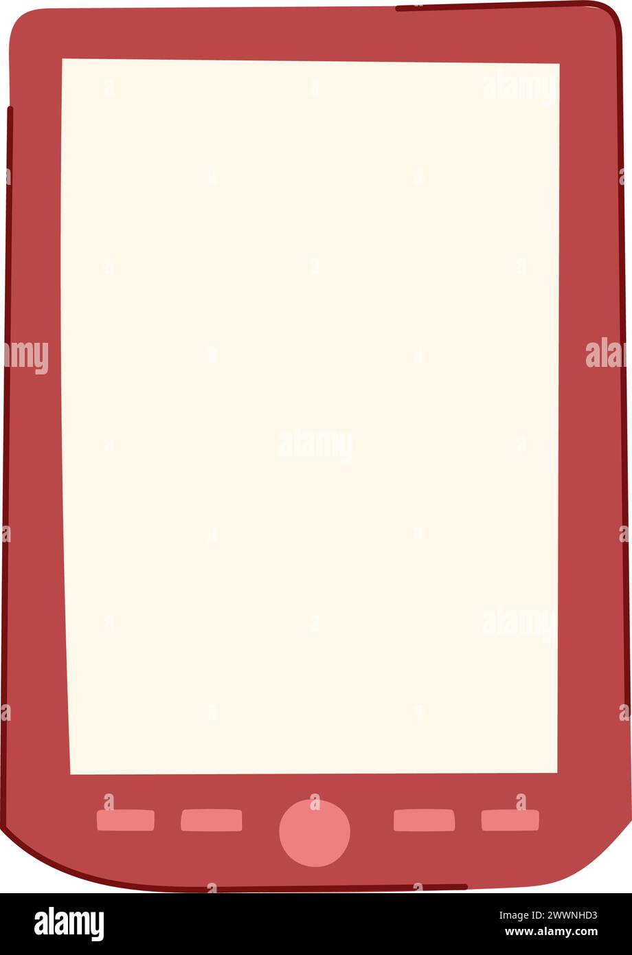 ebook e-reader cartoon vector illustration Stock Vector Image & Art - Alamy