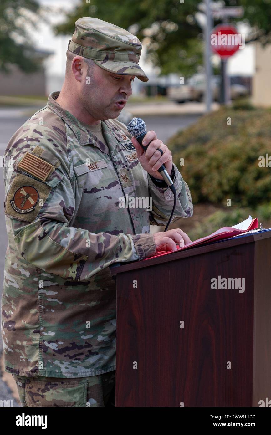U.S. Air Force Technical Sgt. James Hale, 335th Training Squadron first ...