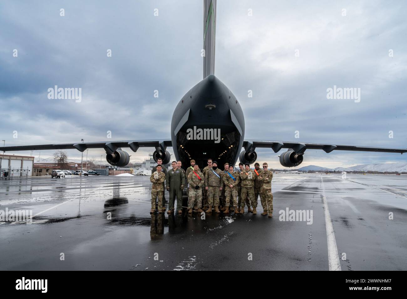 U.S. Air Force Airmen with the 8th Airlift Squadron and U.S. Army ...