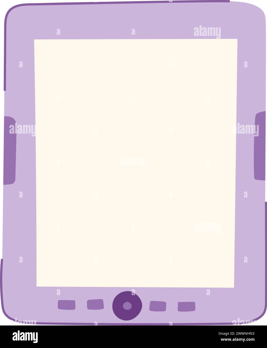 education e-reader cartoon vector illustration Stock Vector Image & Art ...