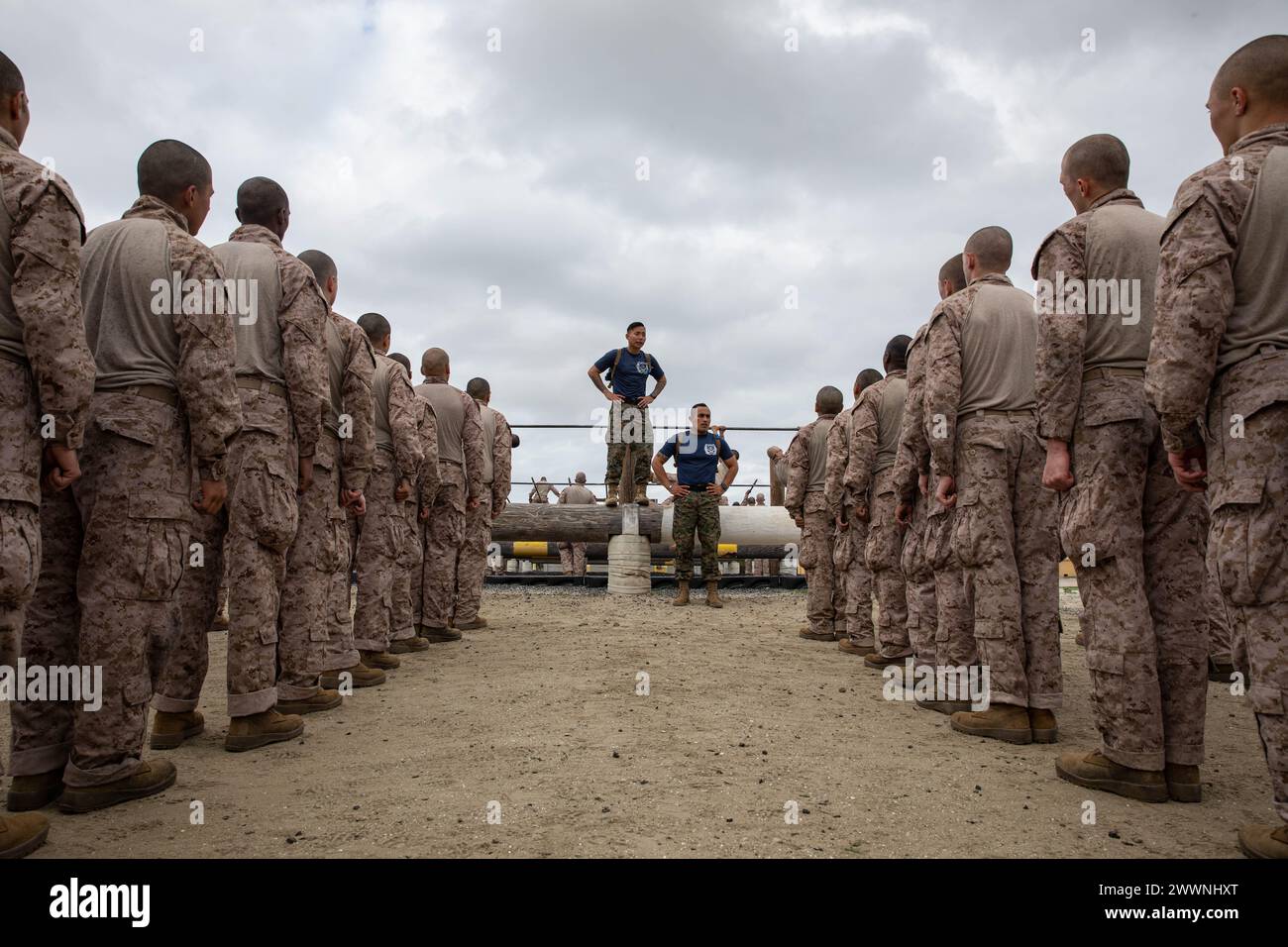U.S Marine Corps Sgt. Jerald Castillo, left, and Staff Sgt. Carlos ...