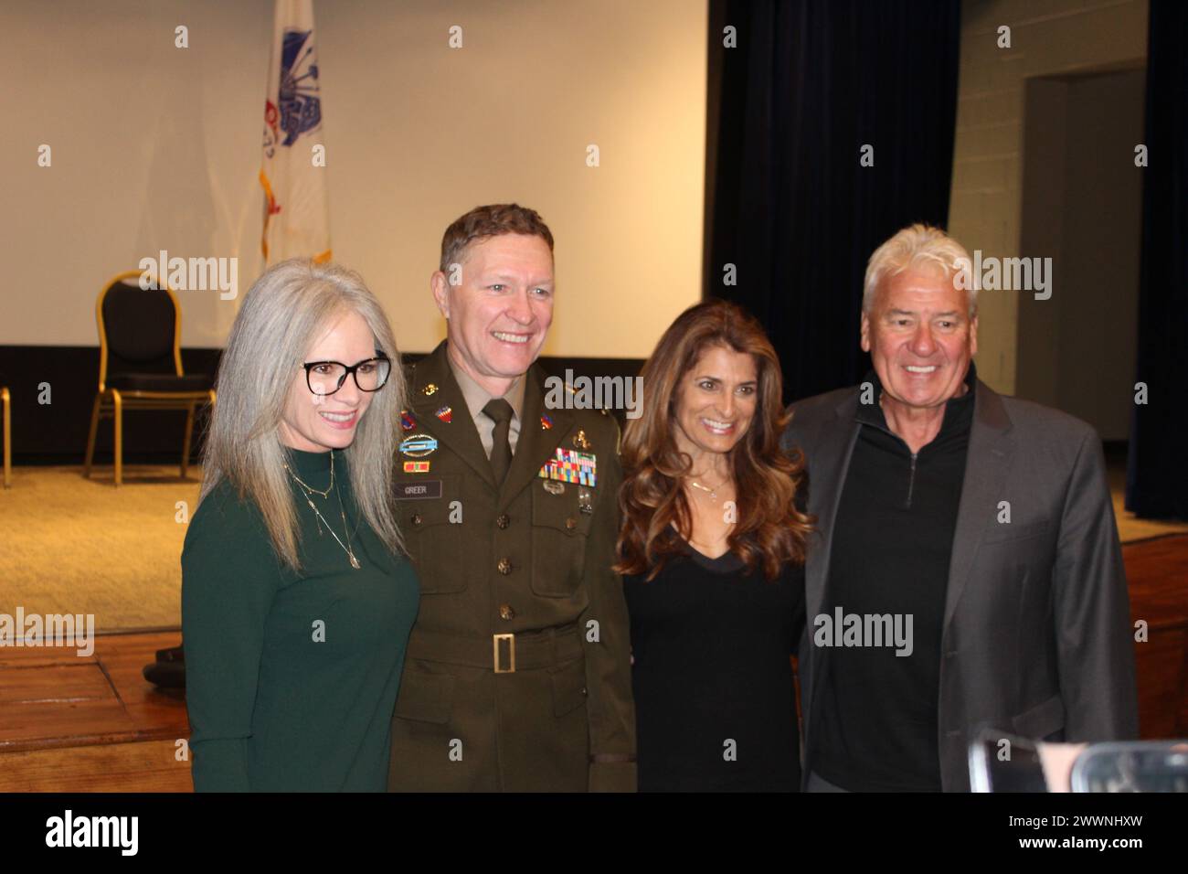 Gathering at Warrant Officer 1 Craig Morgan Greer’s pinning ceremony in ...