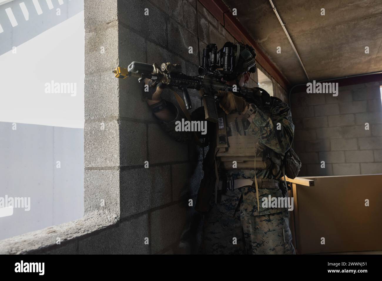 U.S. Marine Corps Lance Cpl. Ian McLaughlin, a rifleman with Golf ...