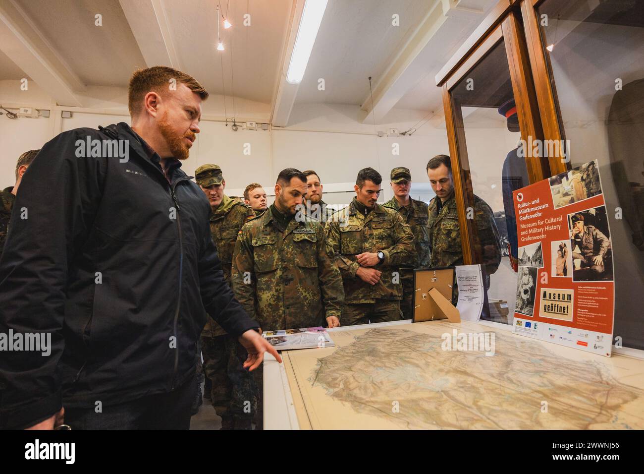 German soldiers assigned to Unteroffizierschule des Heeres toured the ...