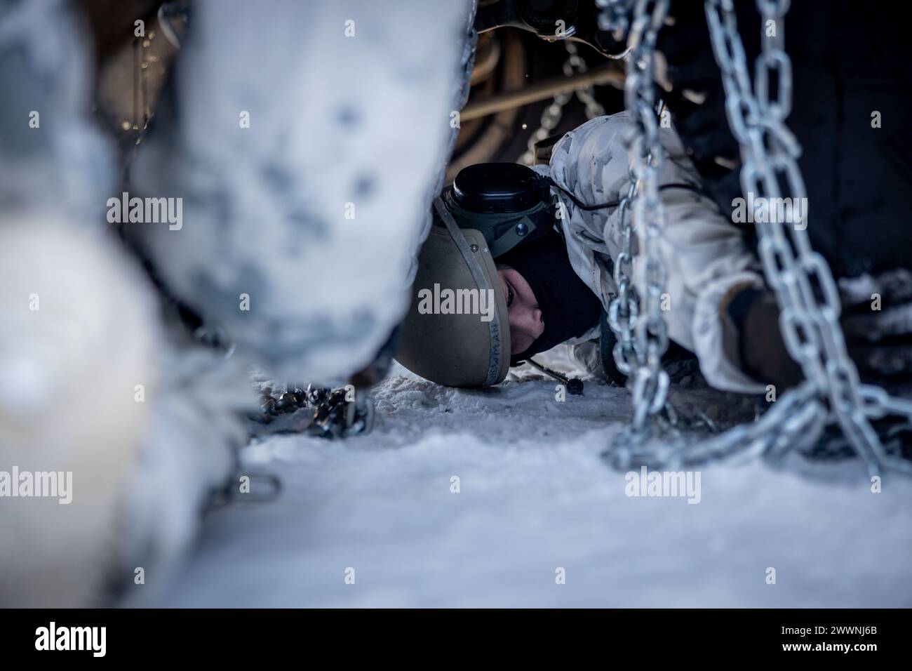 U.S. Marine Corps Cpl. John Newman, a High Mobility Artillery Rocket ...