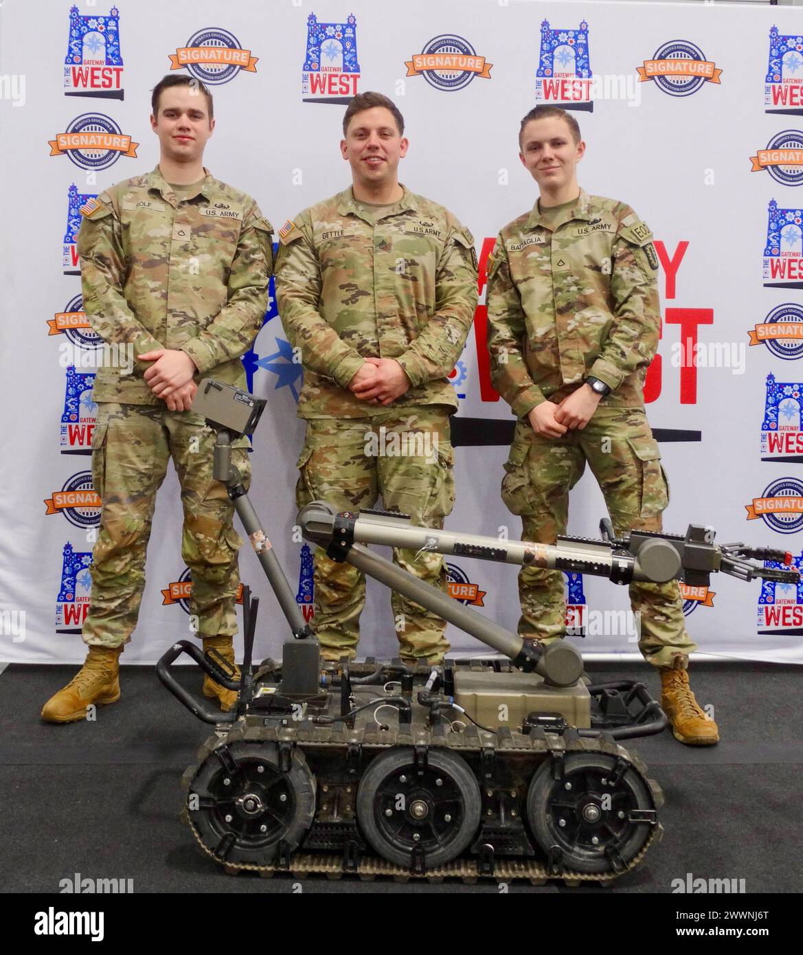(From the left) Pfc. Hayden Rolf from Coeur d'Alene, Idaho; Staff Sgt ...
