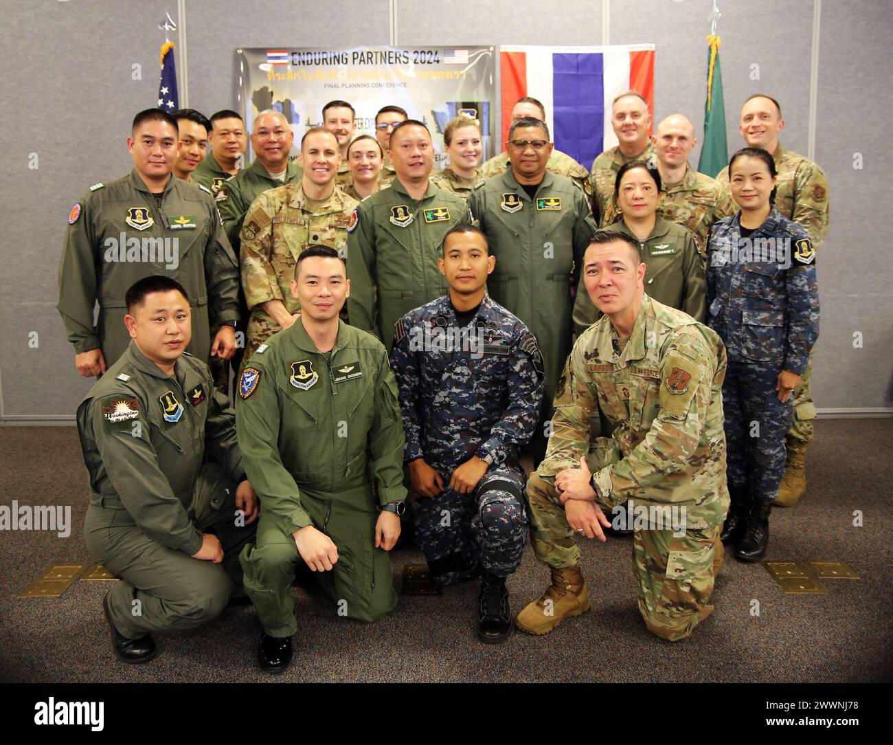 Washington Air National Guard and Royal Thai Air Force group photo ...