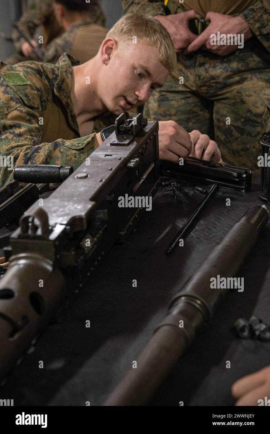 U.S. Marine Corps Lance Cpl. Jackson Sutton, an infantry Marine with ...
