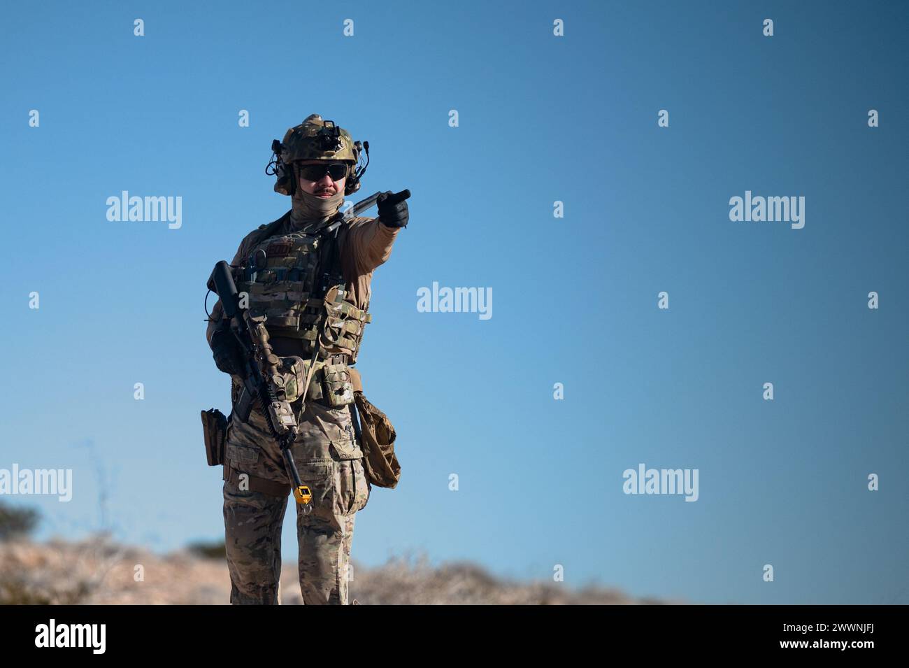 U.S. Air Force Senior Airman Alejandro Partida, 99th Civil Engineer ...