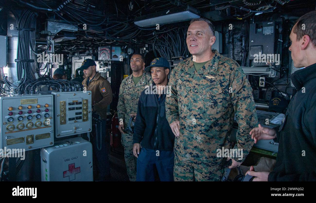 PACIFIC OCEAN (Feb. 13, 2024) Maj. Gen. Eric E. Austin, commanding ...