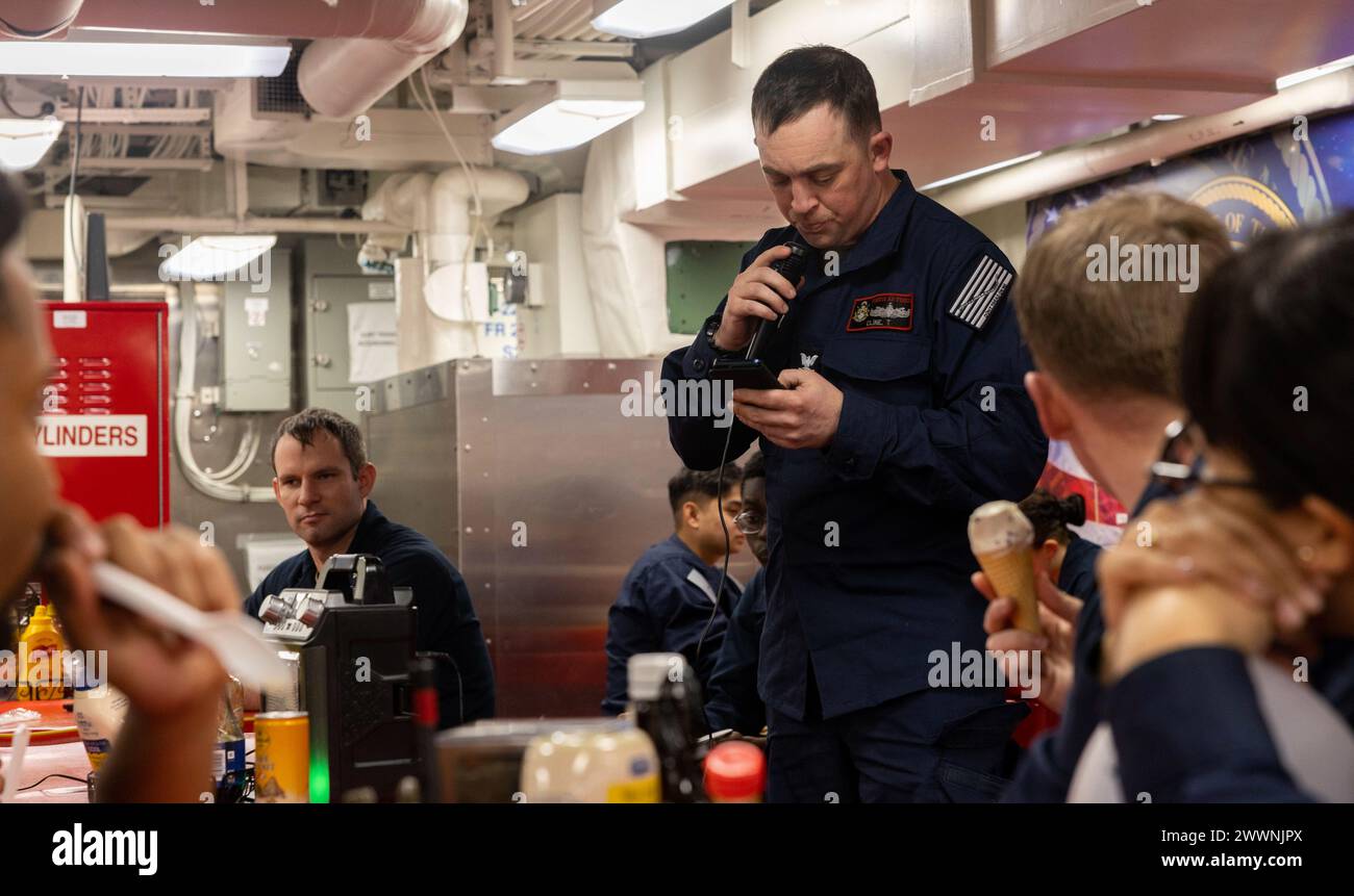 PACIFIC OCEAN (Feb. 14, 2024) Cryptologic Technician Maintenance 1st ...