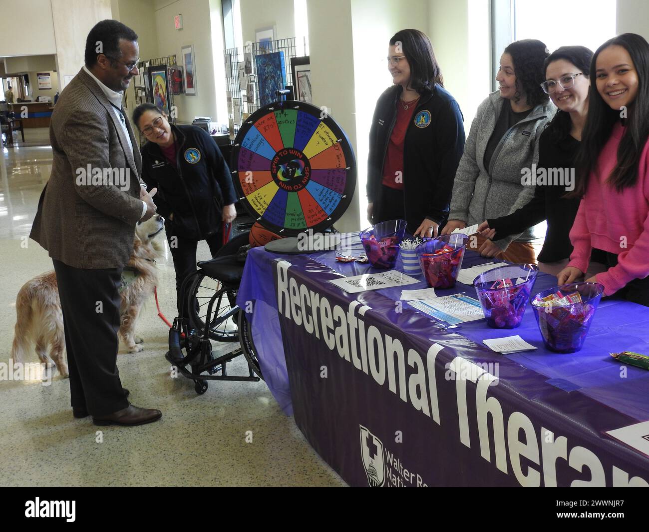 Department of Rehabilitation staff members at Walter Reed, including ...