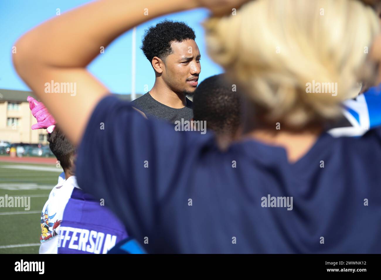 NFL football player Camryn Bynum, a safety with the Minnesota Vikings ...