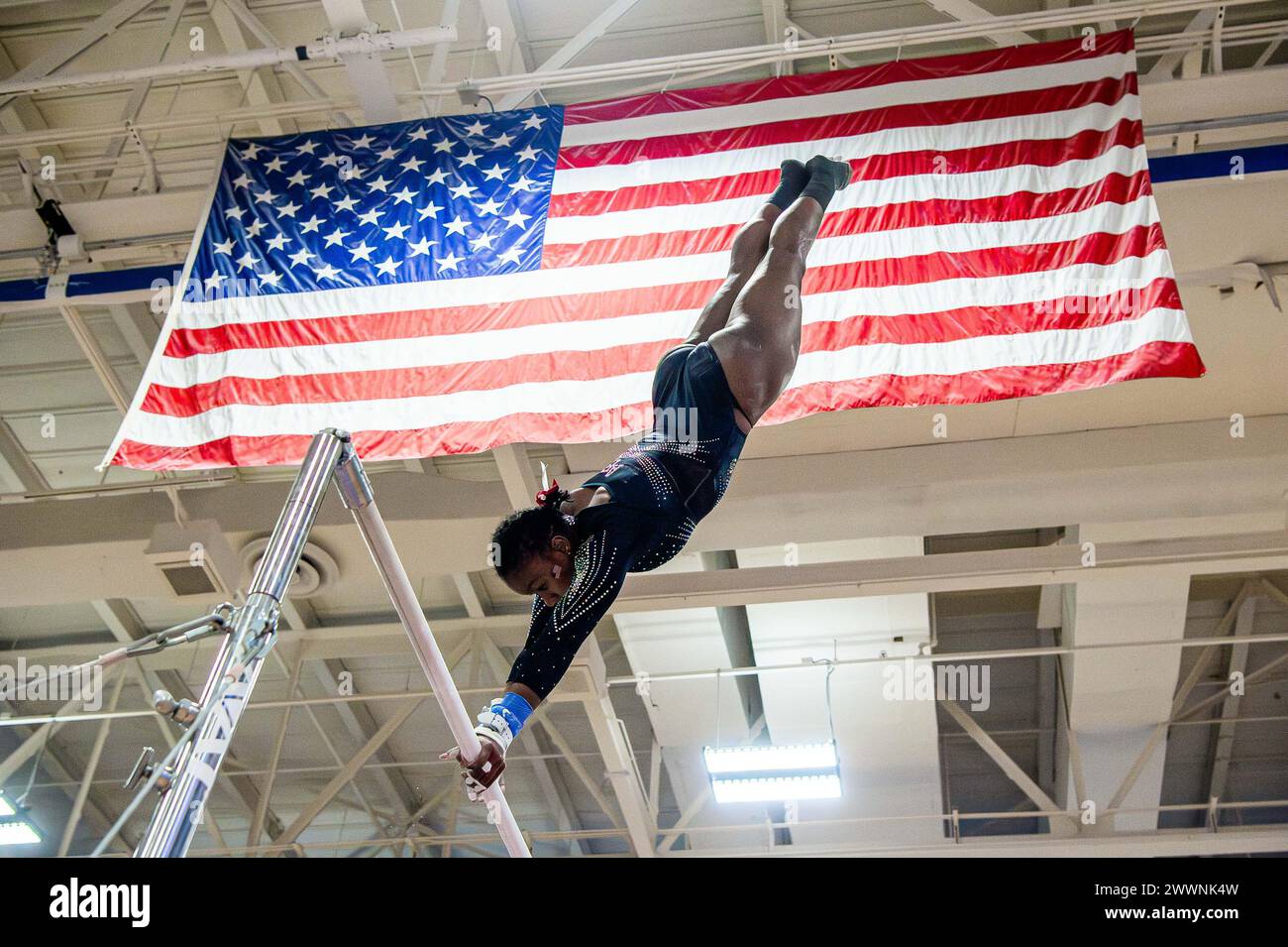 U.S. AIR FORCE ACADEMY, Colo. -- Air Force's Madison Carlisle performs ...