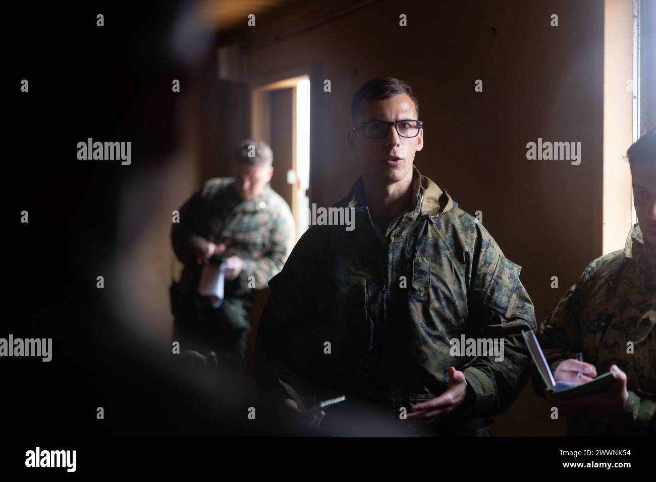 U.S. Marine Corps Maj. John E. Mades, a civil affairs assistant team ...