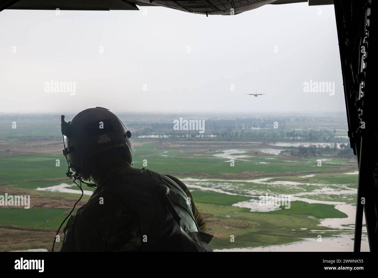 U.S. Air Force Senior Airman Joseph Snell, 36th Expeditionary Airlift ...