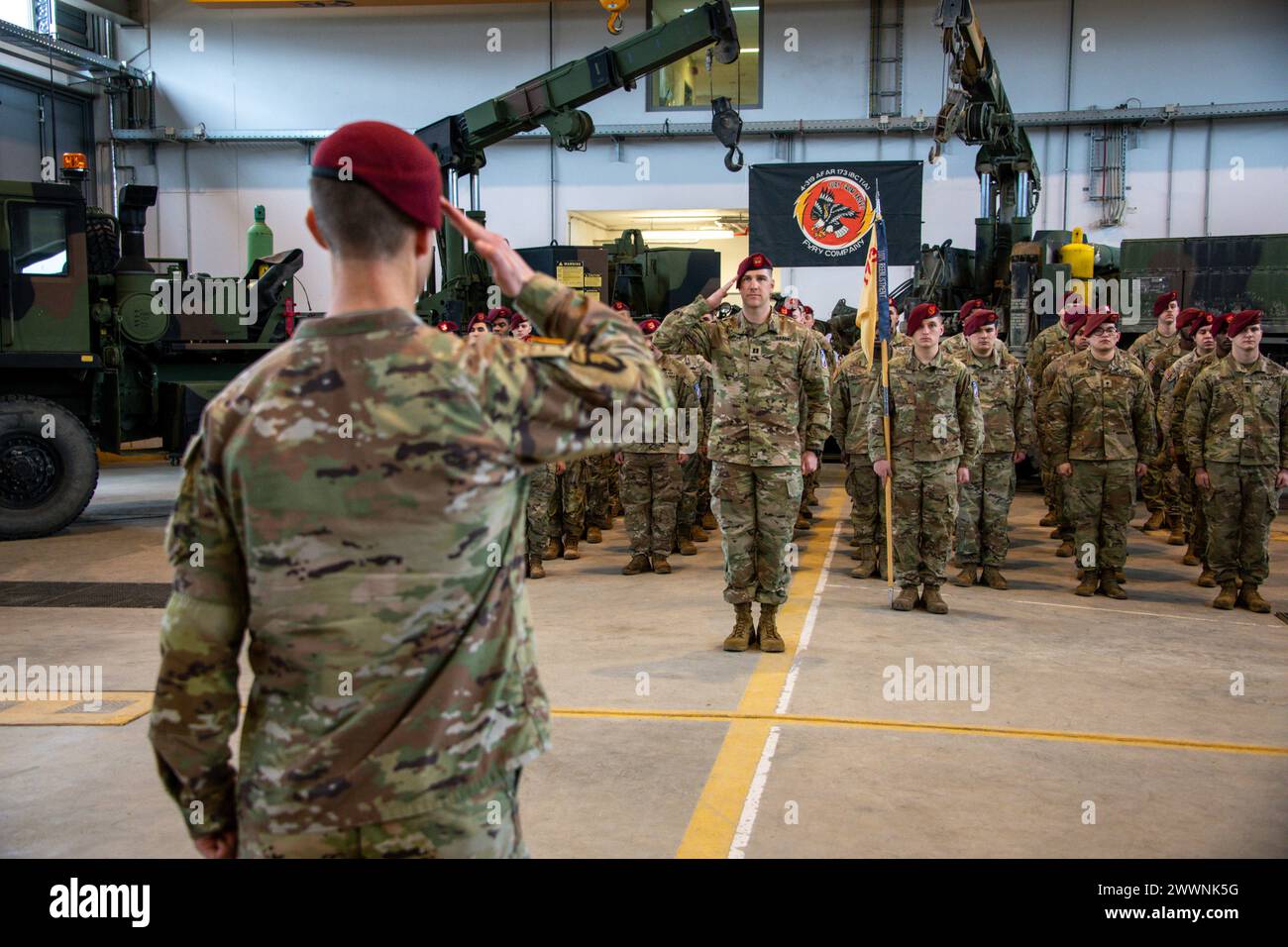 U.S. Army Cpt. Austin Norris (right), Commander of Fury Company, 4th ...