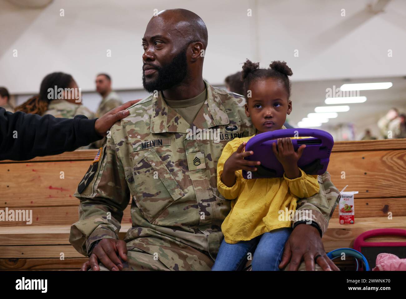 U.S. Army Staff Sgt. Idiaman Melvin, assigned to 8th Ordnance Company ...