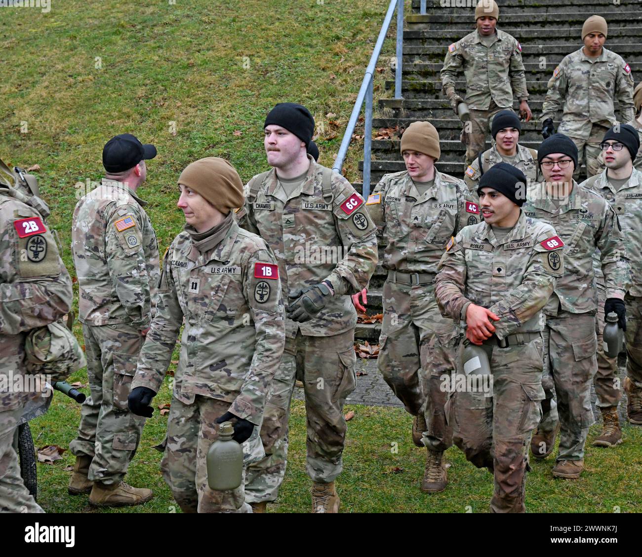 U.S. Army Medics from Medical Readiness Command, Europe, arrived the ...