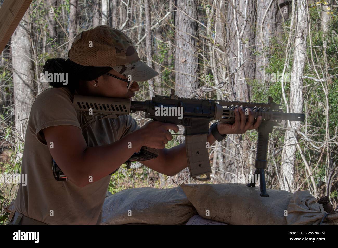 U.S. Air Force Airman 1st Class Diamond Pointer, 628th Force Support ...