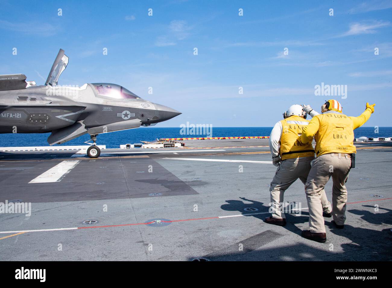 PACIFIC OCEAN (February 18, 2024) Chief Aviation Boatswain’s Mate ...