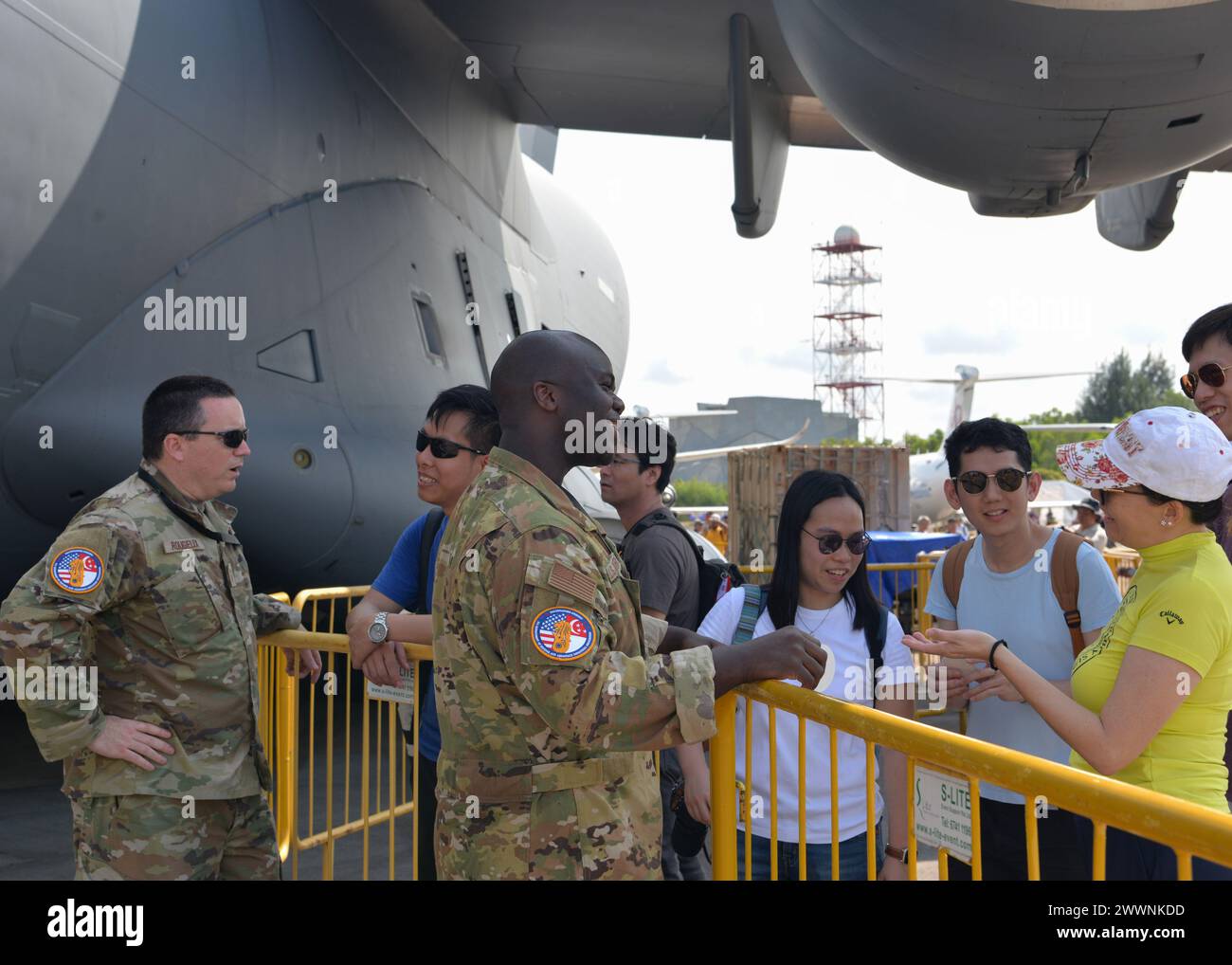 Master Sgt. Jeremy McCray, 137th Airlift Squadron C-17 loadmaster ...