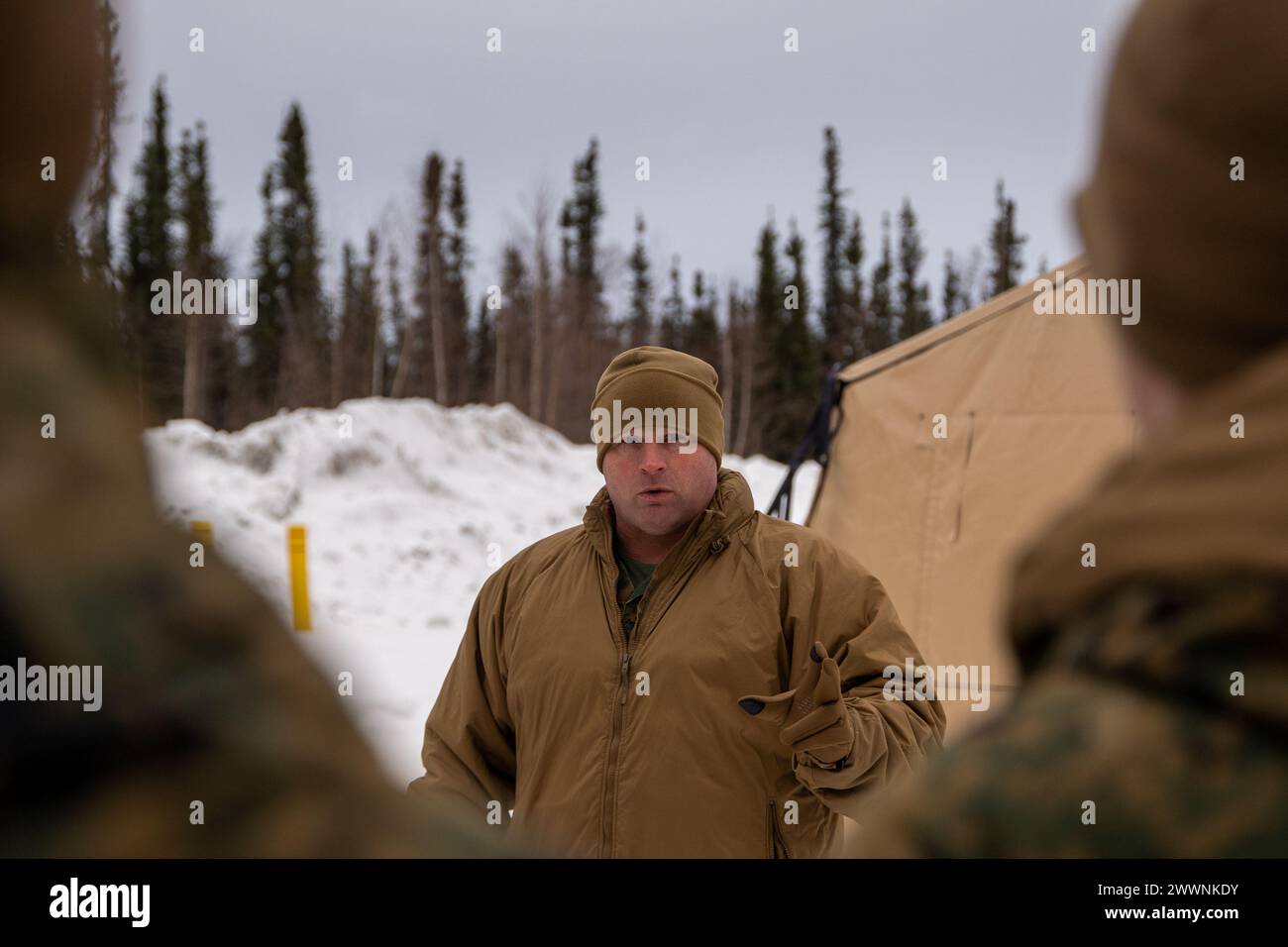 U.S. Marine Corps Sgt. Major Aaron G. McDonald, Command Senior Enlisted ...