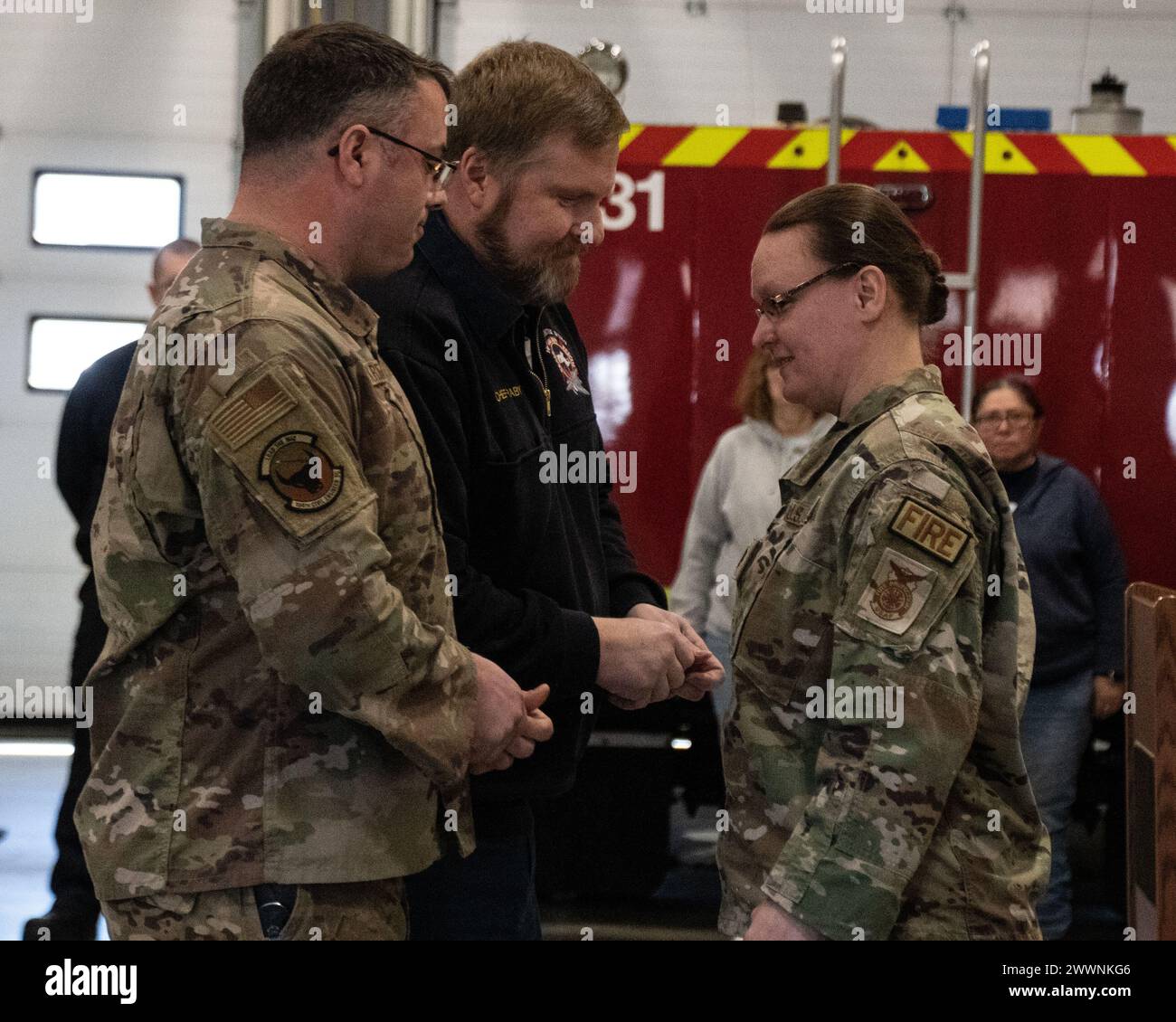 Sarah Sinclair, 104th Civil Engineering Squadron commander, promotes to ...