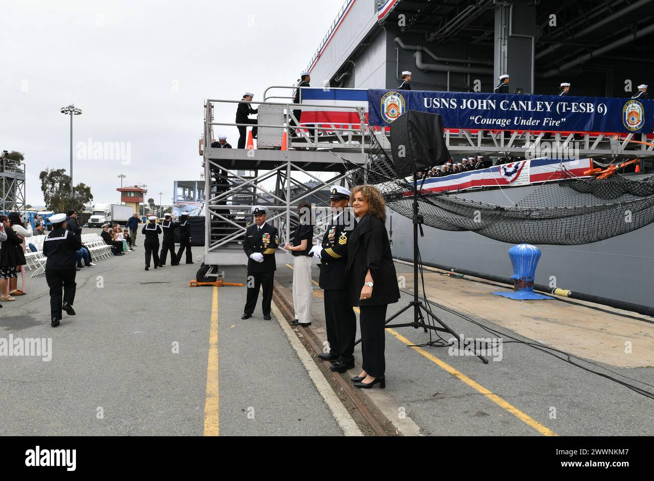 NAVAL BASE CORONADO (Feb. 17, 2024) - Patricia A. Sargent, ship sponsor ...