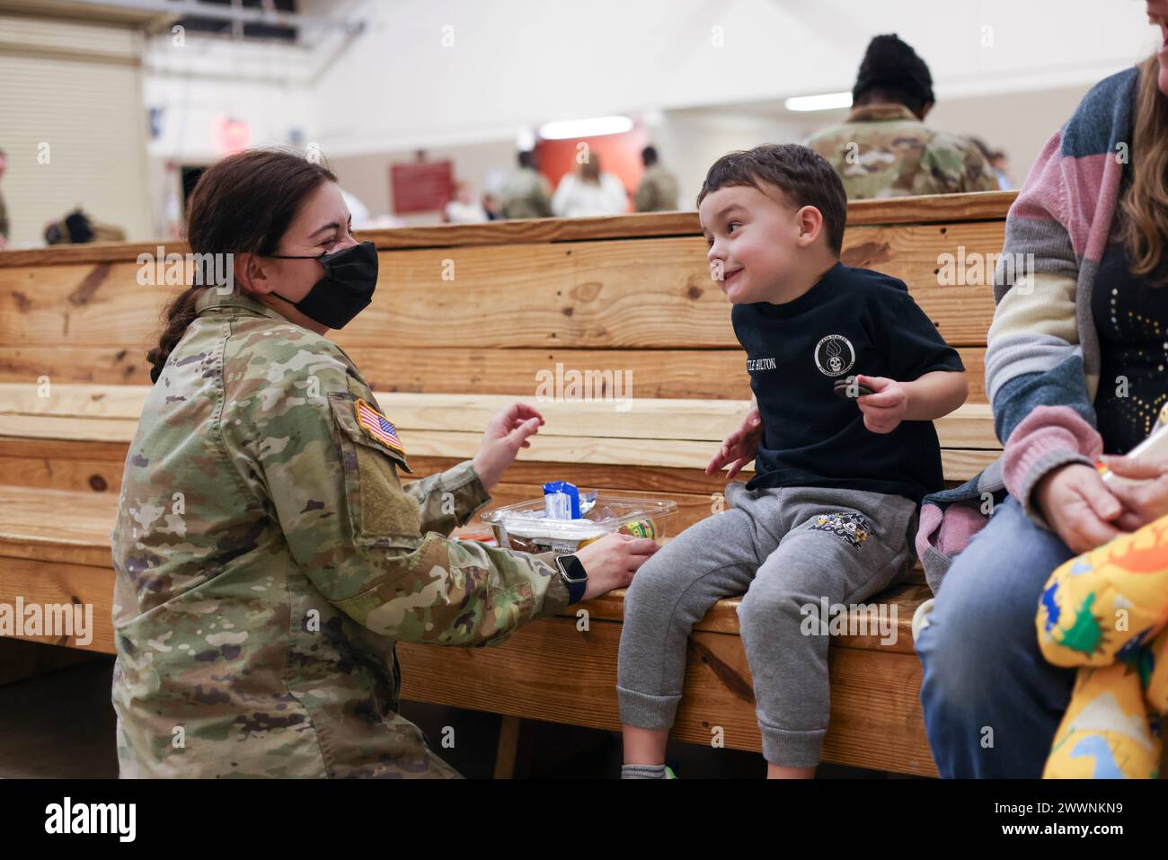 U.S. Army Spc. Danielle Hilton, assigned to 8th Ordnance Company, 264th ...