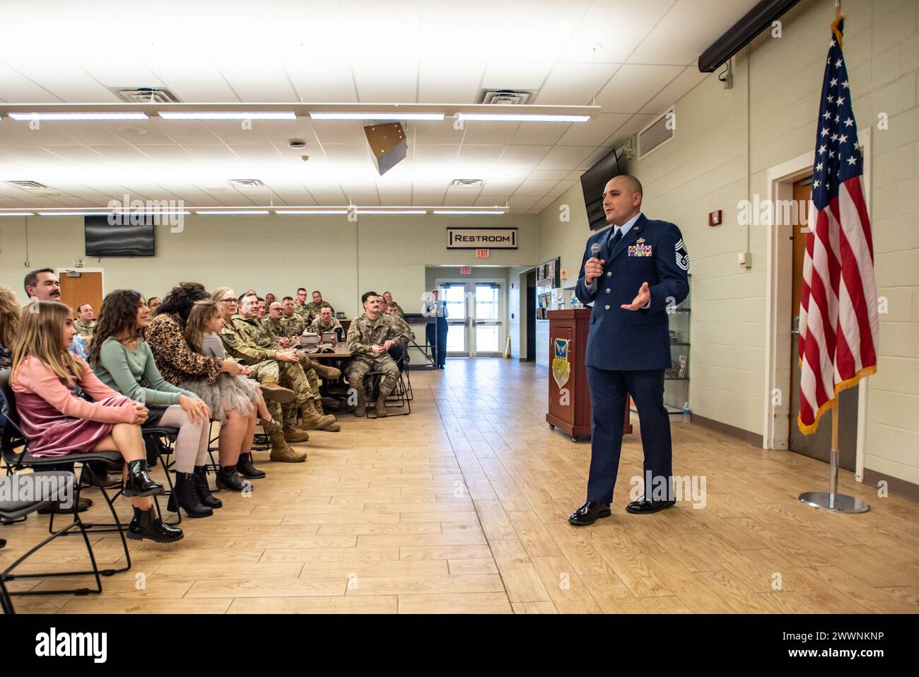 The 121st Air Refueling Wing holds a promotion ceremony for Chief ...