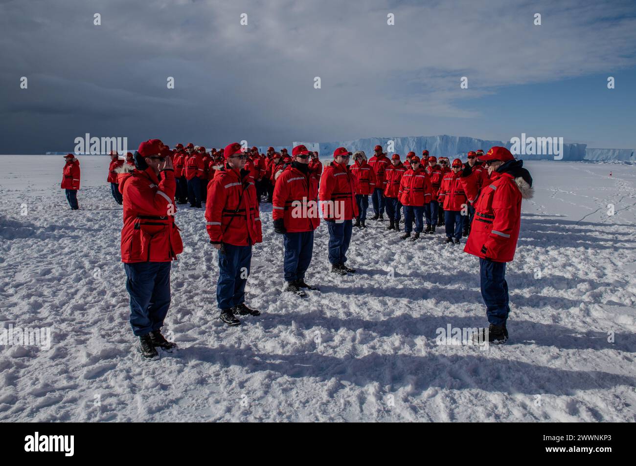 U.S. Coast Guard Lt. Cmdr. Don Rudnickas, the Coast Guard Cutter Polar ...