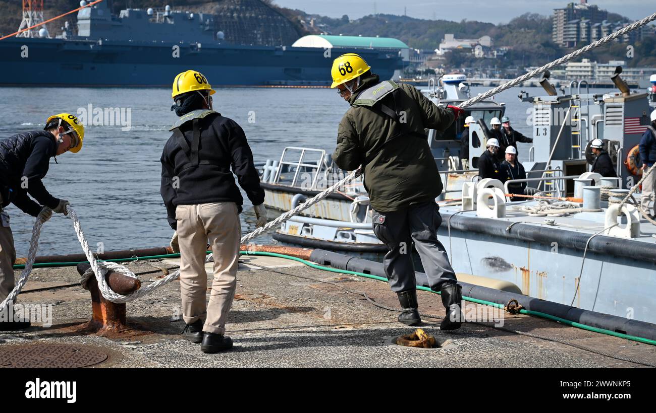 YOKOSUKA, Japan (Feb. 18, 2024) — U.S. Naval Ship Repair Facility and ...