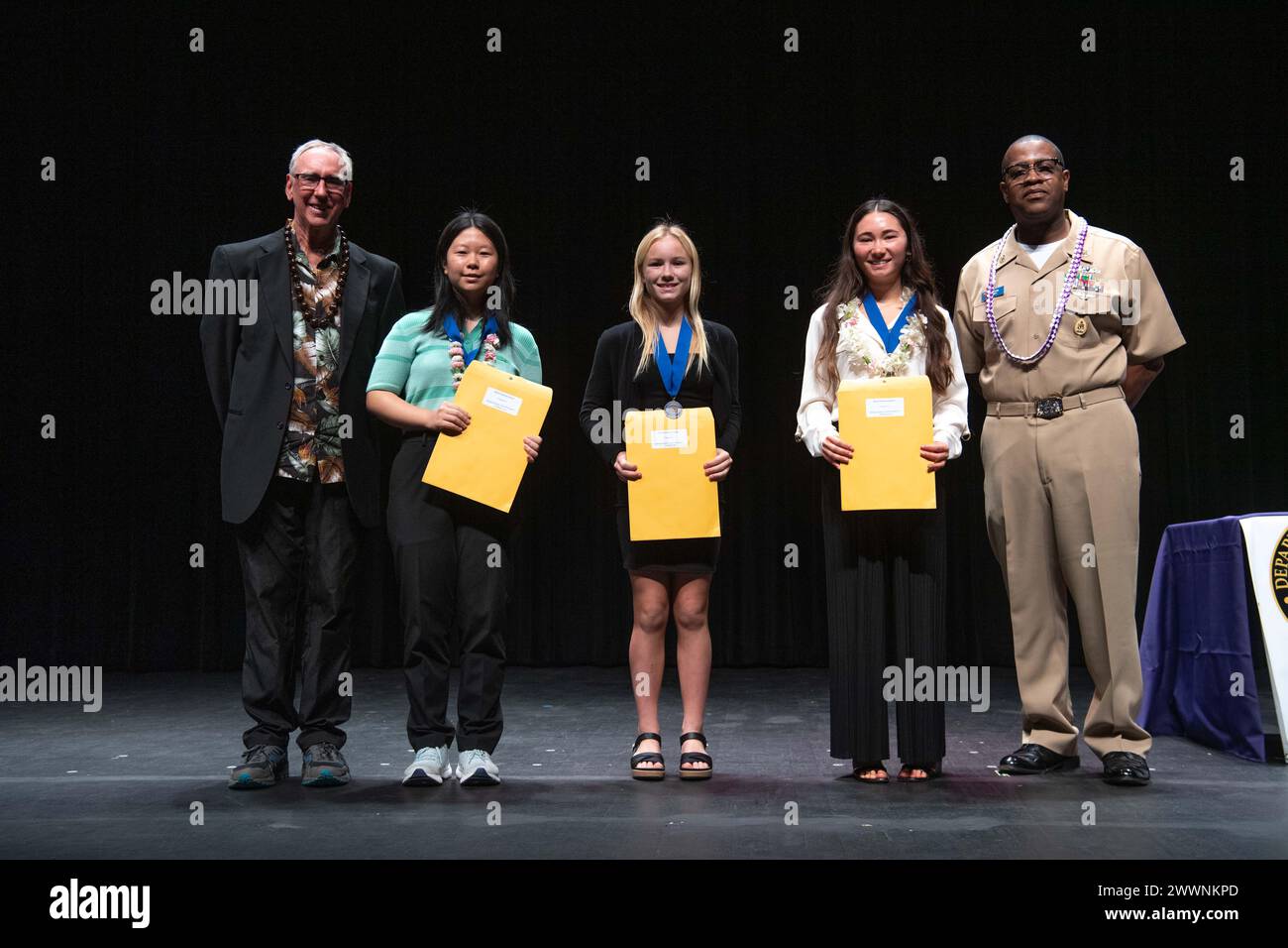 LIHUE, Hawaii (Feb. 8, 2024) Command Senior Chief Emanuel Bolton, senior enlisted leader of ...