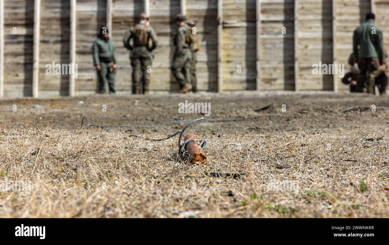 Explosive ordnance disposal technicians with 8th Engineer Support ...