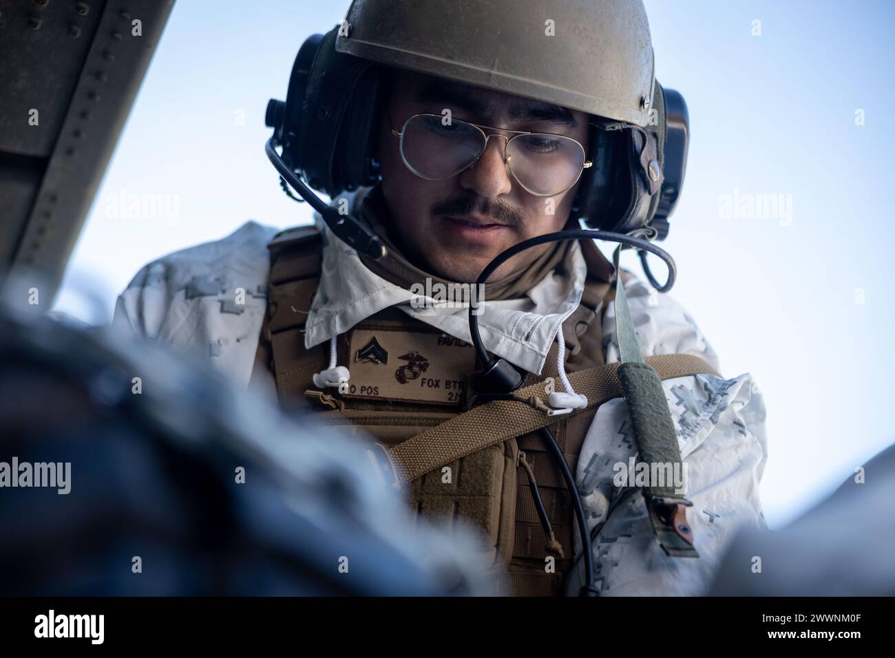 U.S. Marine Corps Cpl. Gerado Favilla, a High Mobility Artillery Rocket ...