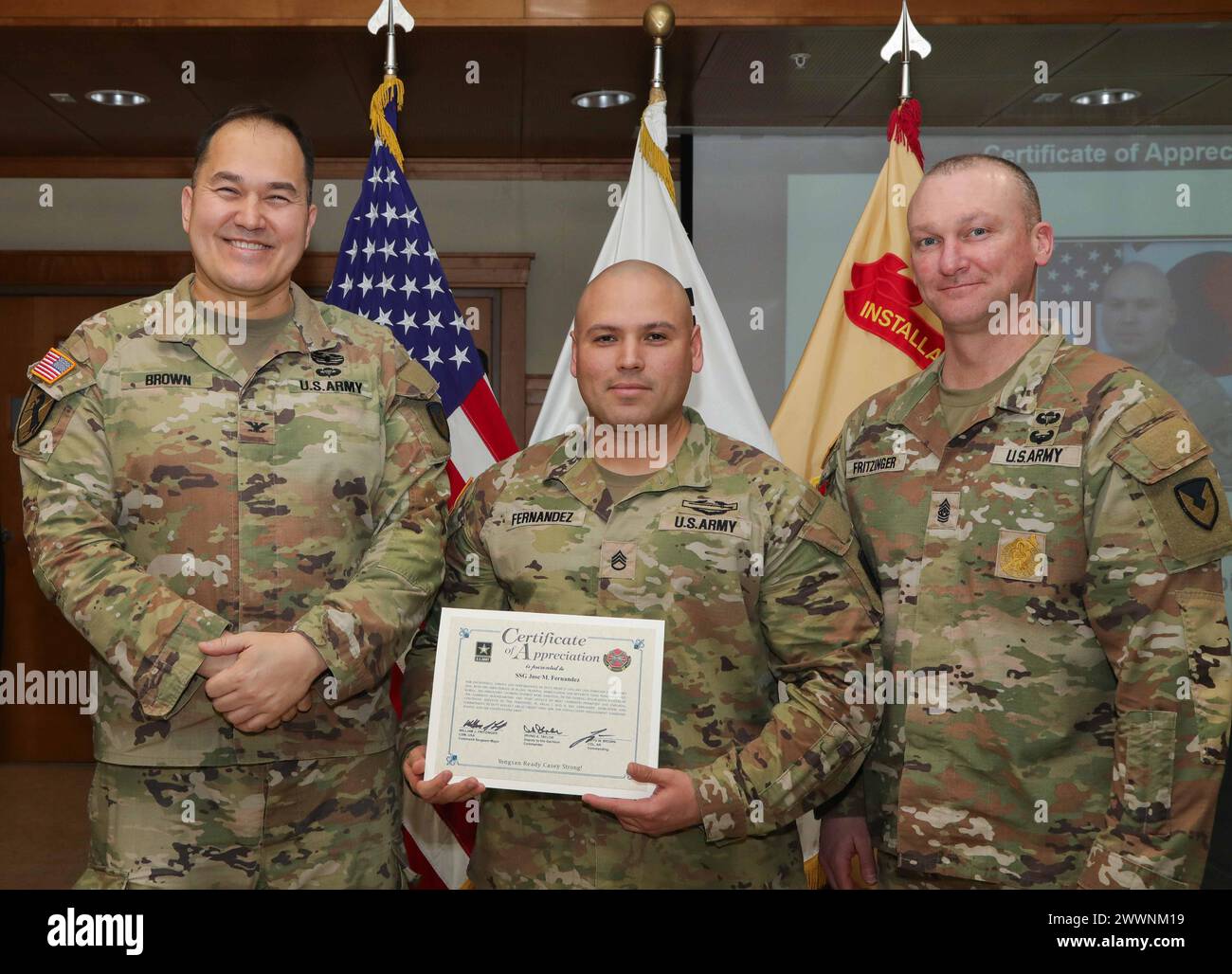 U.S. Army Staff Sgt. Jose Fernandez, the Directorate of Plans, Training ...