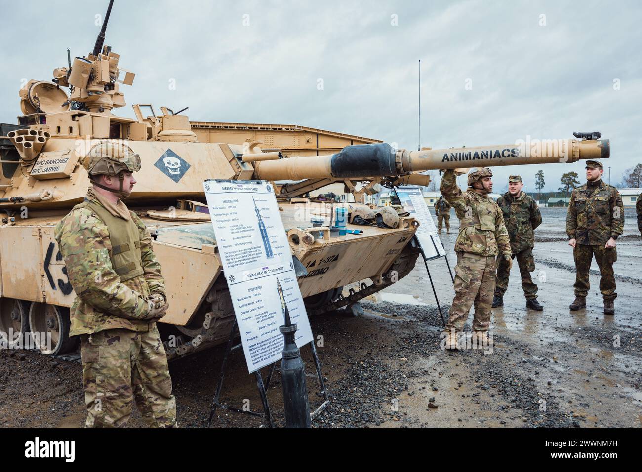 German soldiers assigned to Unteroffizierschule des Heeres toured the ...