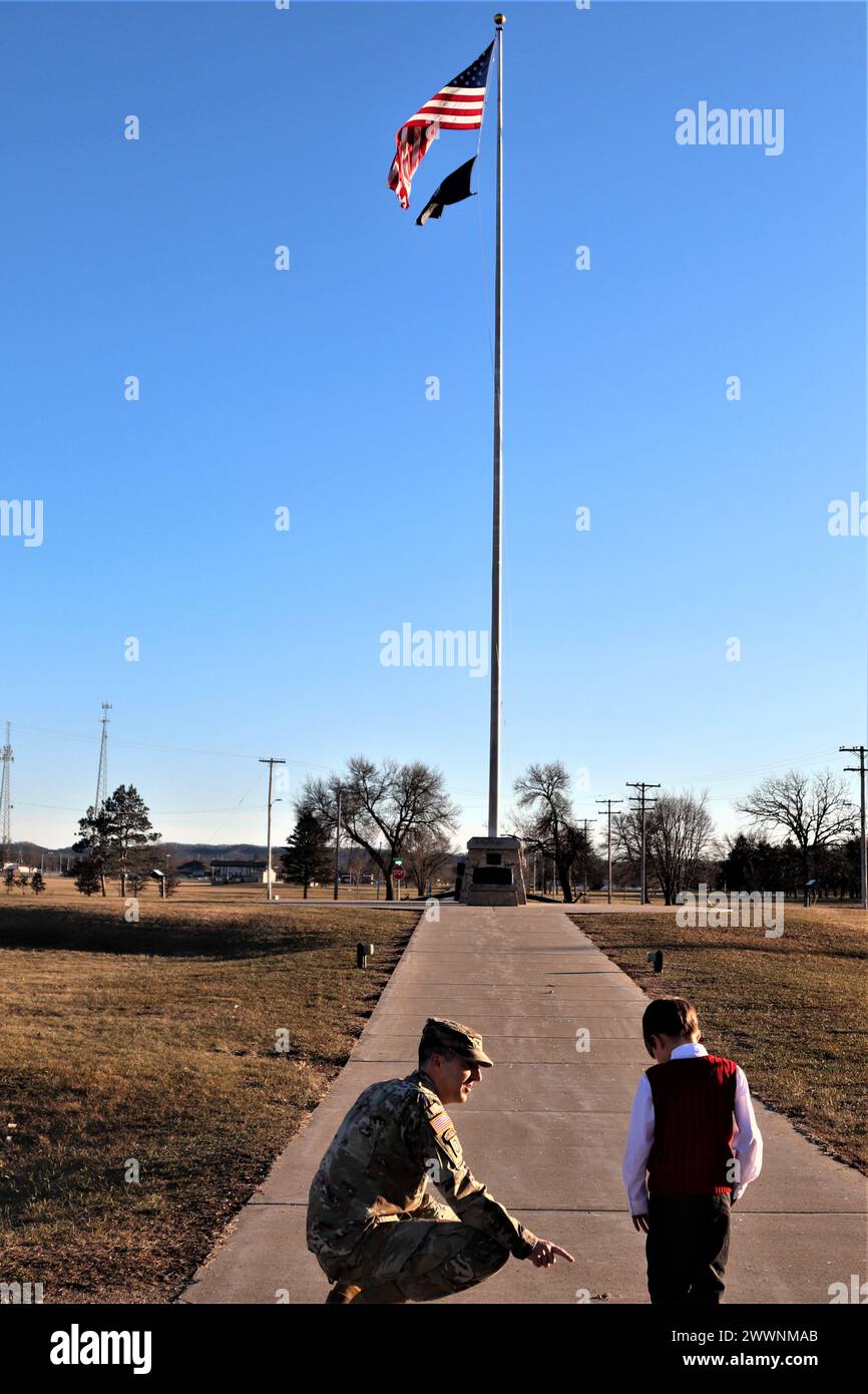 Sergio “Matias” Chontal-Harter participates in a simulated formation ...