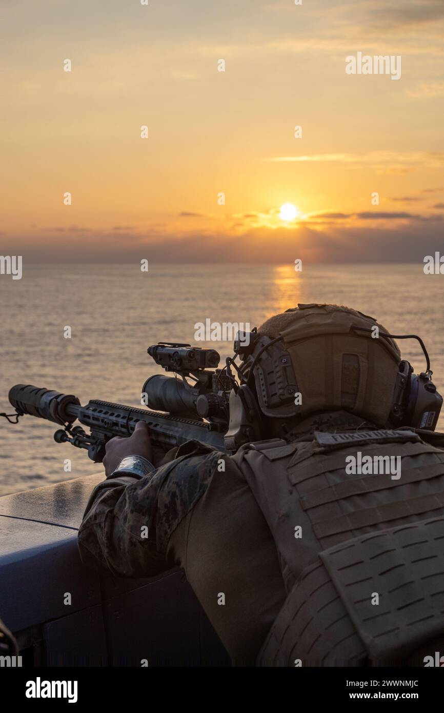 U.S. Marine Corps Cpl. Tevita Fukofuka, a scout sniper with Battalion ...