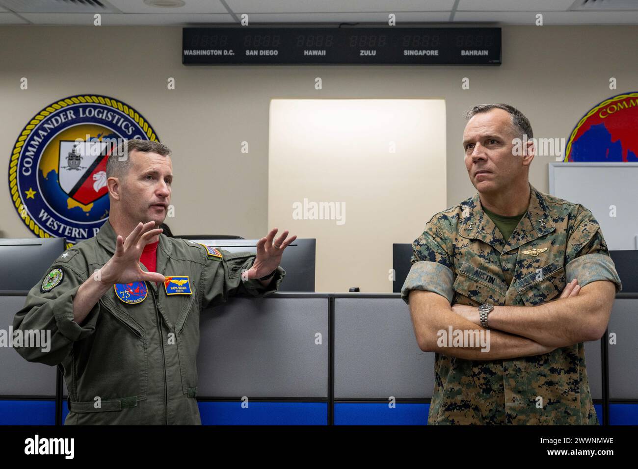 SINGAPORE (Feb. 21, 2024) Rear Adm. Mark A. Melson, Commander ...