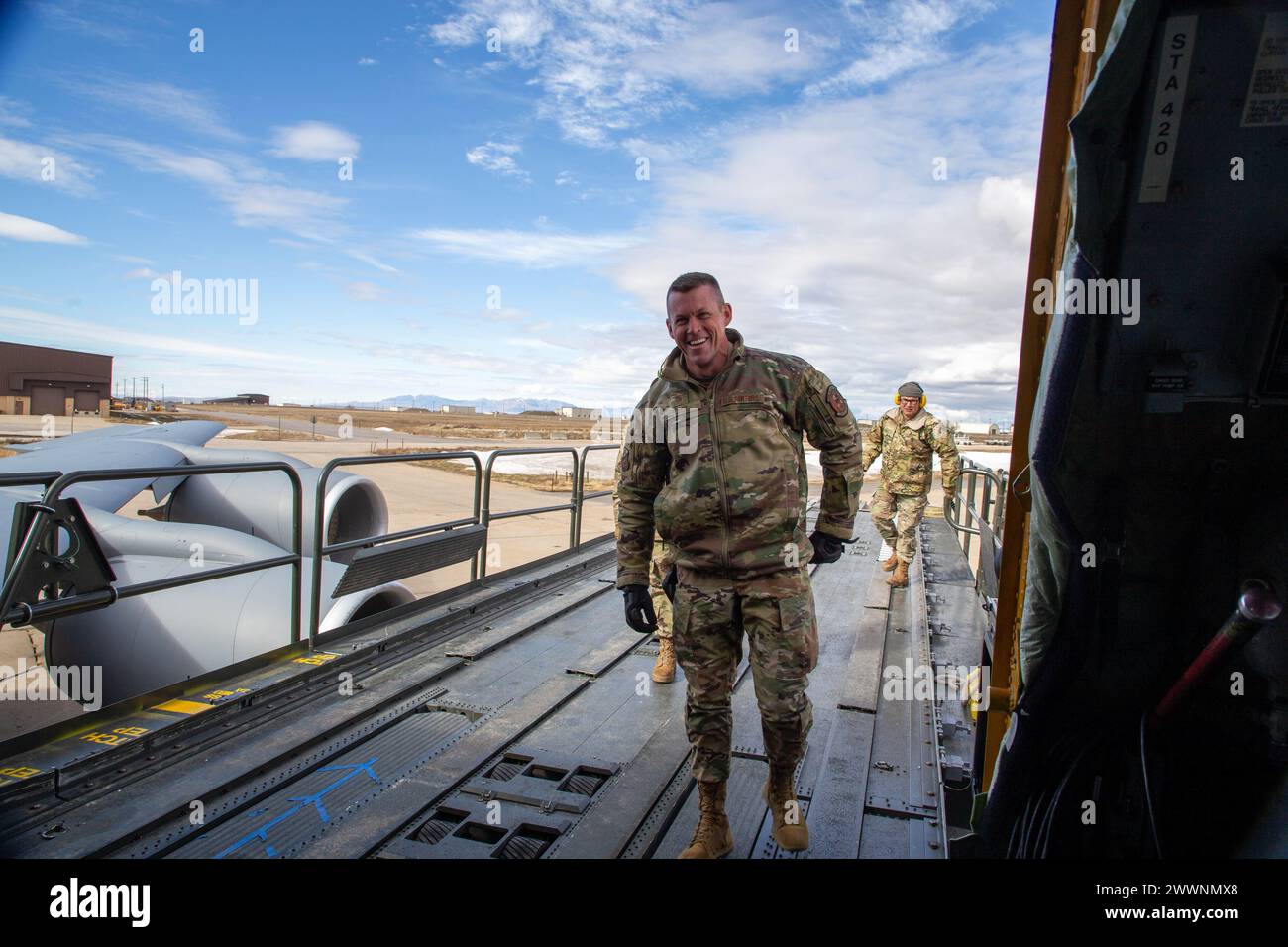 Members from the Utah Air National Guard’s 151st Wing and Air Force ...