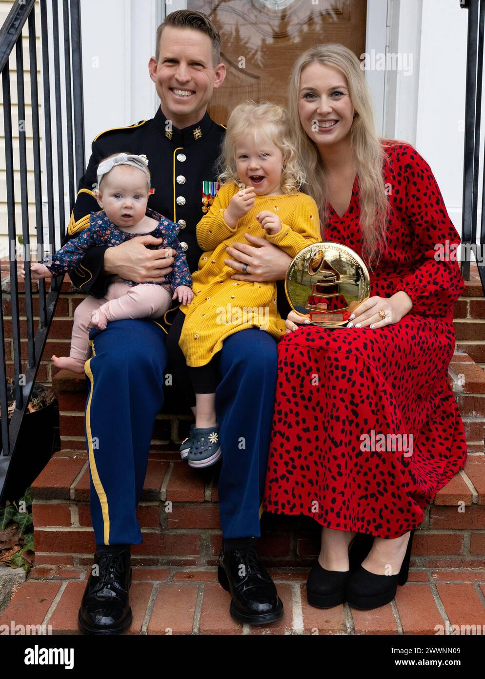 U.S. Army Soldier Staff Sgt. Irving Ray of The United States Army Band ...