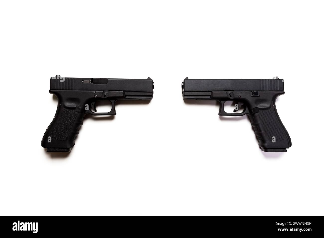 Gun pistol side view hi-res stock photography and images - Alamy