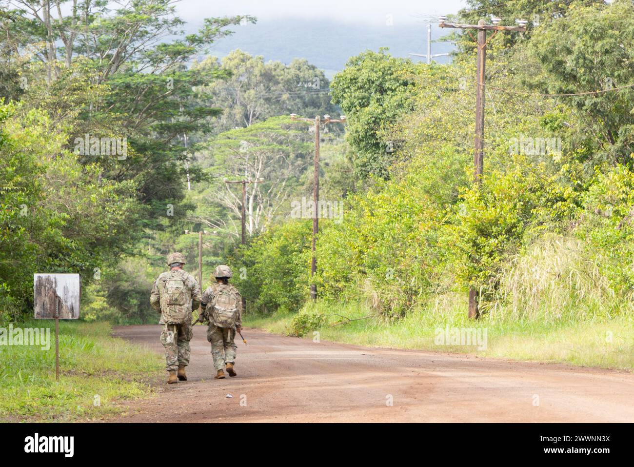 U.S. Army Chaplain Capt. Jacob Lawrence (left) and Pfc. Kayla Francisco ...
