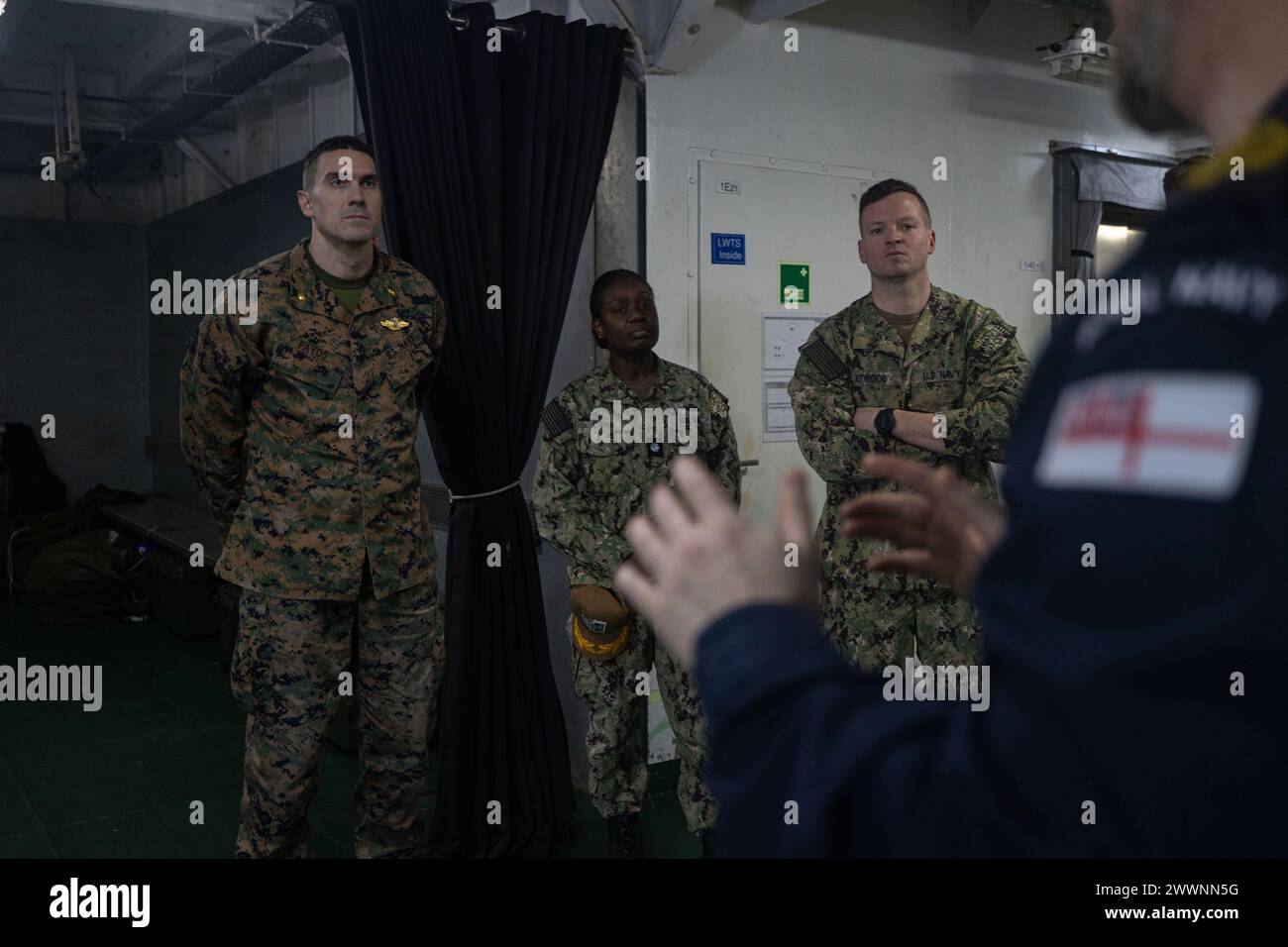 U.S. Navy Sailors with the 26th Marine Expeditionary Unit (Special ...