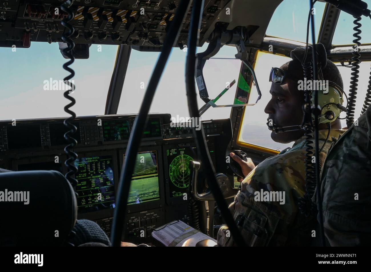 U.S. Air Force Capt. Malcom Lee, a 73rd Special Operations Squadron ...