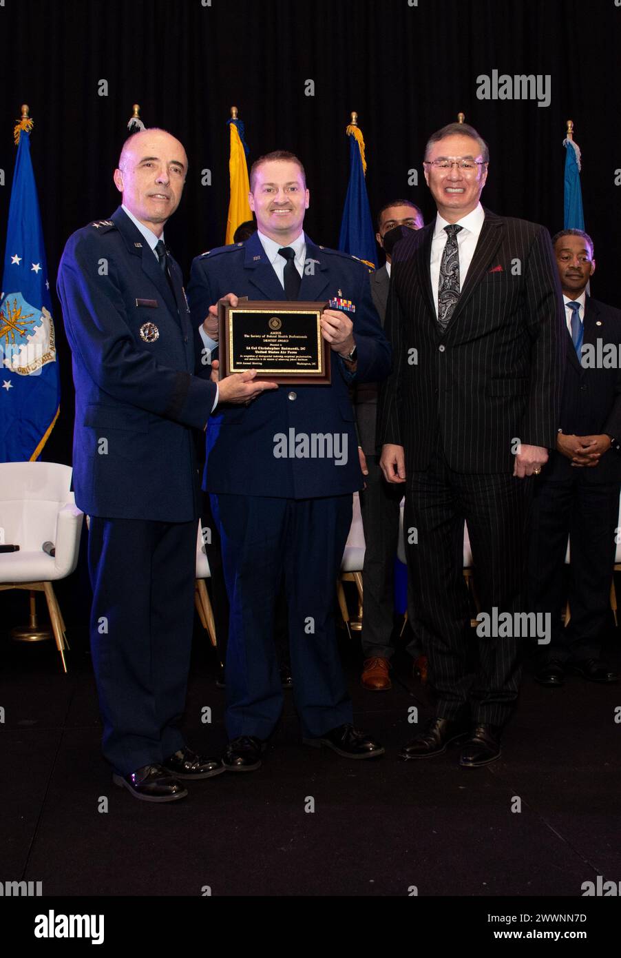 U.S. Air Force Lt. Col. Christopher Raimondi was presented with the ...